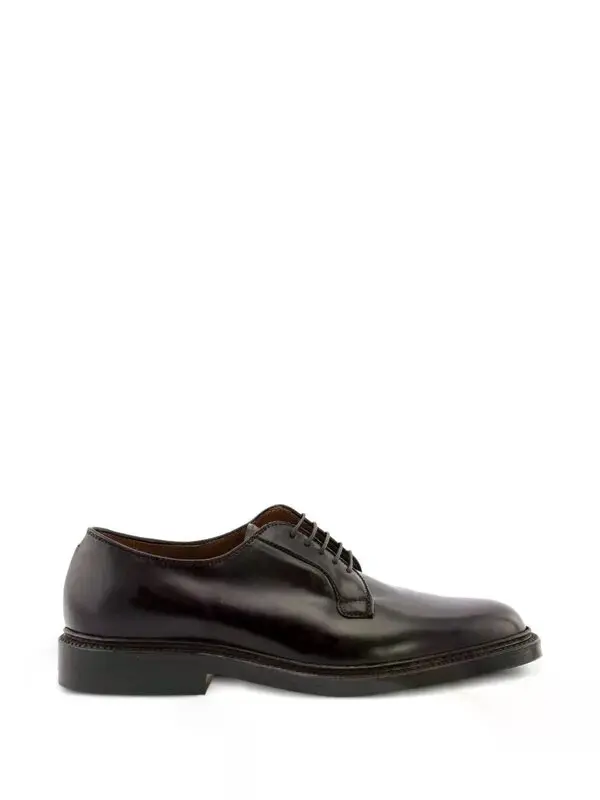 Alden 990 Toe Blucher Lace-up Derby Shoes - Brown