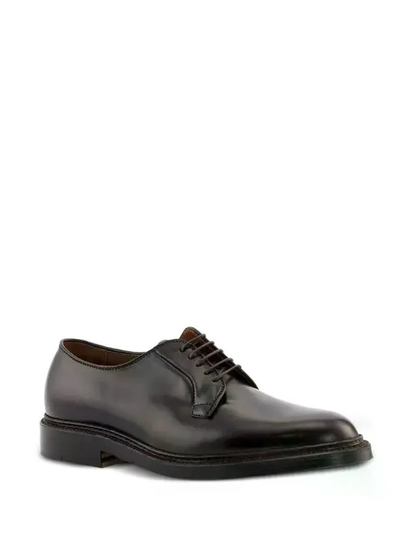 Alden 990 Toe Blucher Lace-up Derby Shoes - Brown