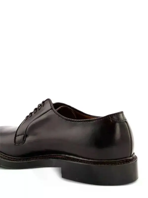 Alden 990 Toe Blucher Lace-up Derby Shoes - Brown