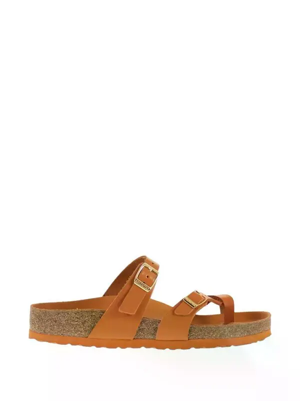 BIRKENSTOCK Mayari Strap Leather Sandals - Brown