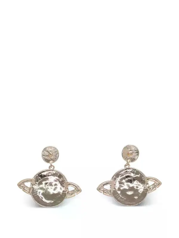 Vintage Orb-embellished Drop Earrings