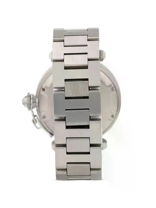 Cartier Pasha 35mm Automatic Stainless Steel Watch With Dial - Black