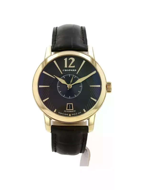 Chopard 2010s L.u.c Twin 38mm Watch - Black
