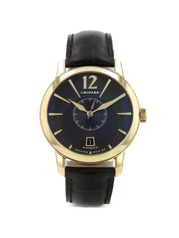 Chopard 2010s L.u.c Twin 38mm Watch - Black