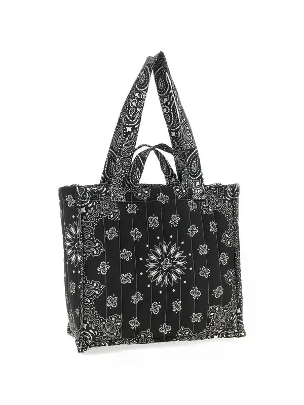 CALL IT BY YOUR NAME Quilted Bandana Print Tote Bag