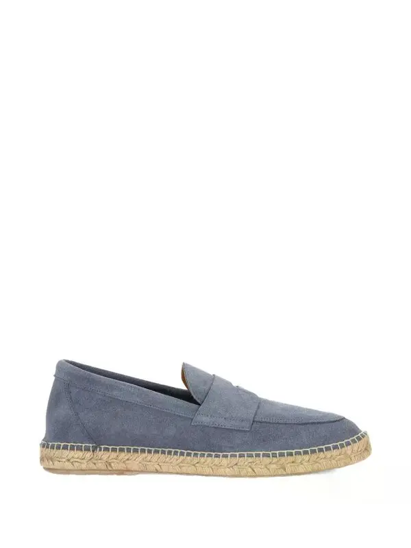 ABARCA Flat Penny Loafer - Blue