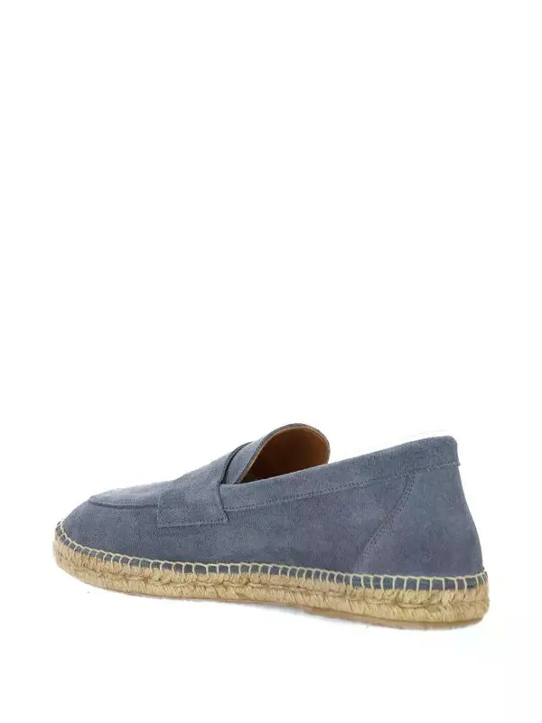 ABARCA Flat Penny Loafer - Blue