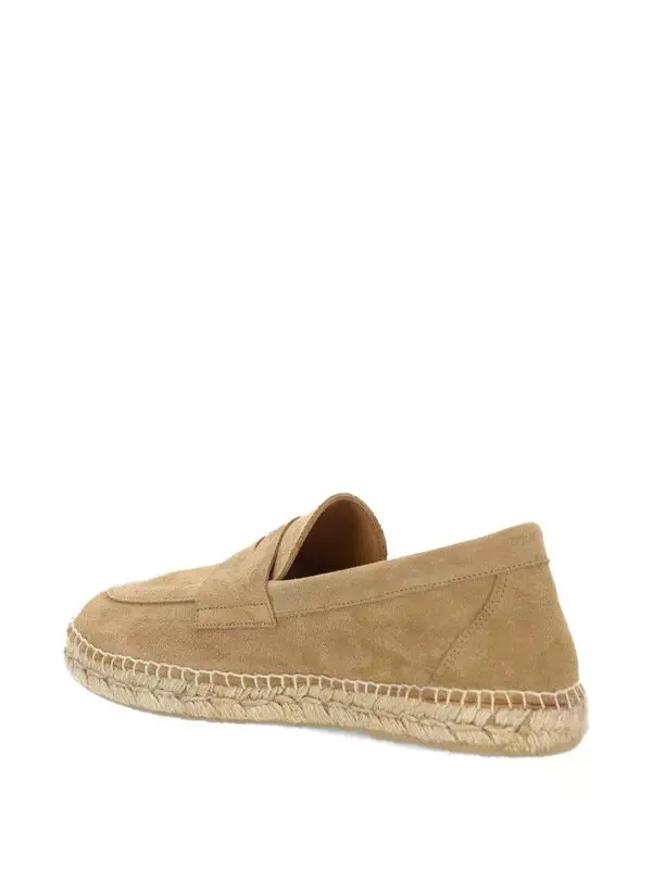 ABARCA Topstitch Loafers - Neutrals