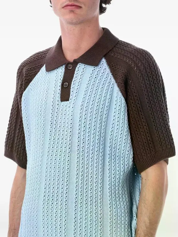 Obey Abel Raglan-sleeve Polo Shirt
