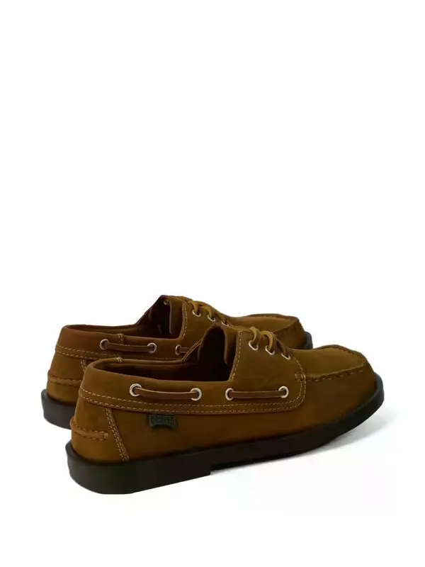 Camper Don Laced Boat Shoes - Brown