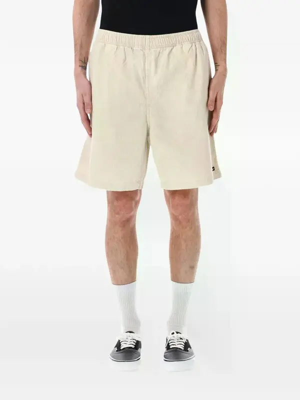 Obey Horizon Elasticated Shorts - Neutrals
