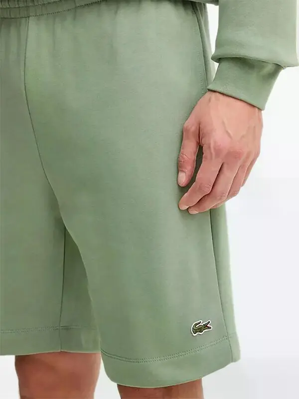 Lacoste Logo-patch Shorts - Green
