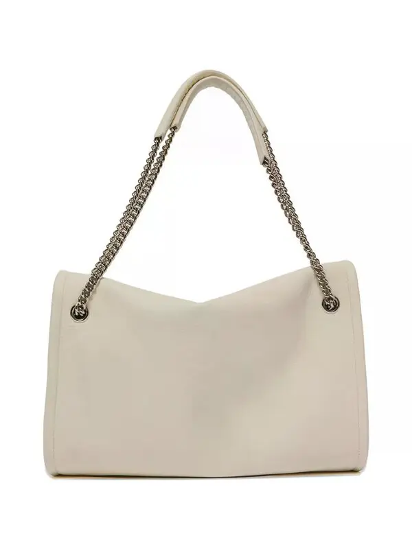 ORTIGNI Medium Venus Soft Shoulder Bag - Neutrals