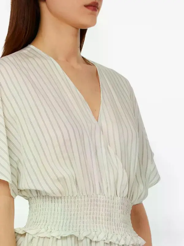 Liu Jo Striped Midi Dress