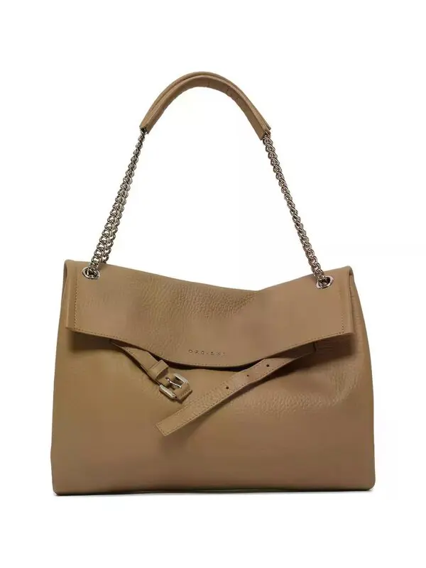 ORTIGNI Midi Venus Shoulder Bag - Brown