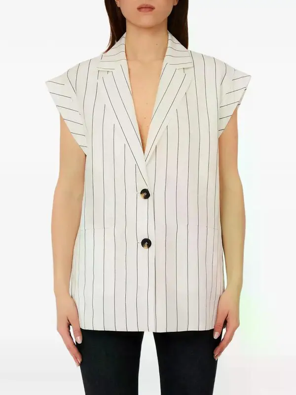 Liu Jo Pinstriped Waistcoat