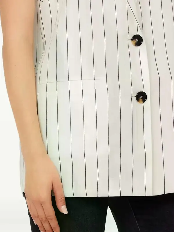 Liu Jo Pinstriped Waistcoat