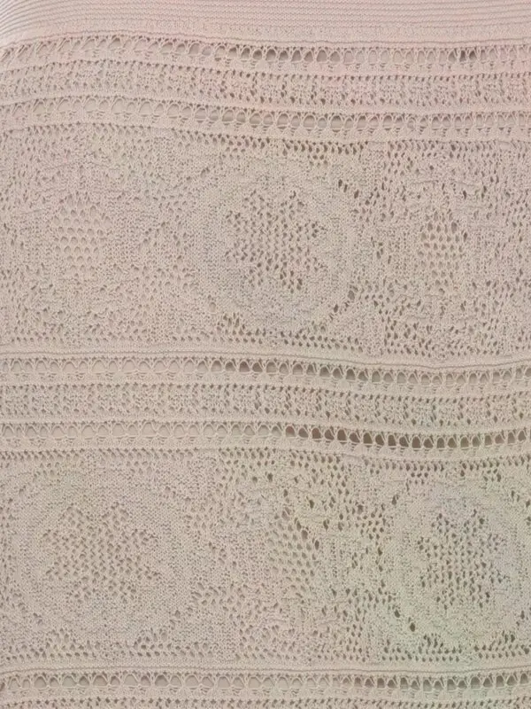 D.exterior Crochet Maxi Skirt