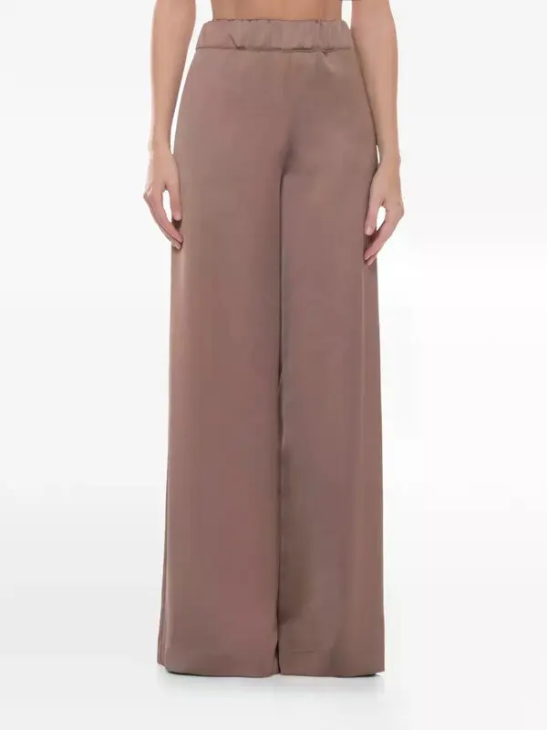 D.exterior Elasticated Palazzo Pants - Neutrals