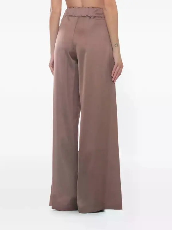 D.exterior Elasticated Palazzo Pants - Neutrals