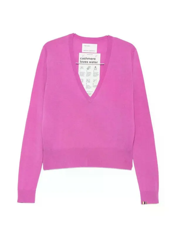 EXTREME CASHMERE X Collin V-neck Sweater - Pink
