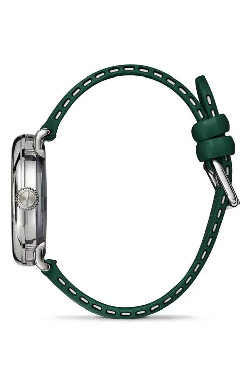 Shinola Detrola Spartan Rubber Strap Watch