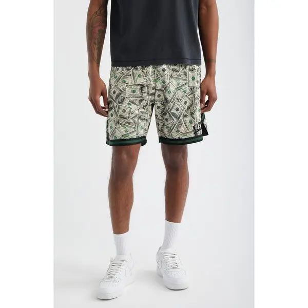 MARKET Money Arc Perforated Game Shorts