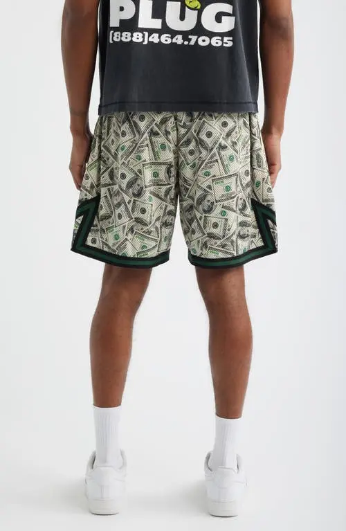 MARKET Money Arc Perforated Game Shorts