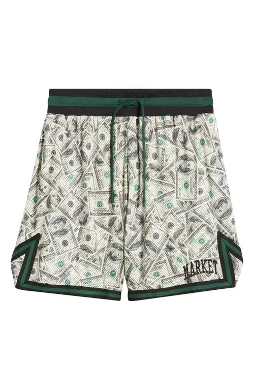 MARKET Money Arc Perforated Game Shorts