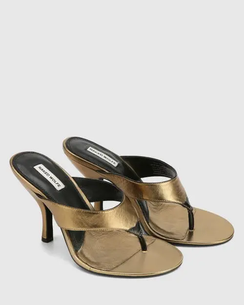 NAKED WOLFE Martine Leather Heels