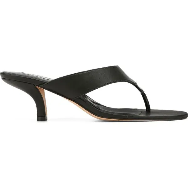 NAKED WOLFE Marley Thong Heeled Sandals - Black