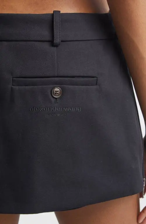 Alexander Wang Mid-rise Cotton Skort