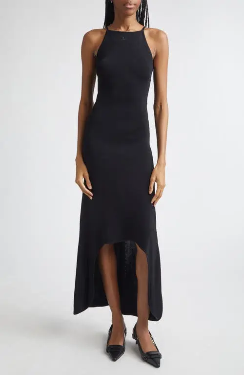 COURREGES Circle Edge Knit Dress