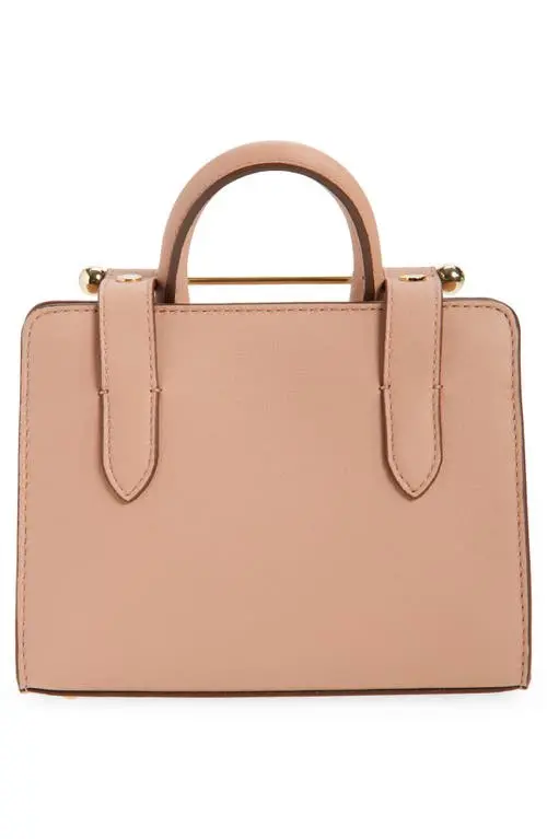 Strathberry Nano Leather Tote - Rose