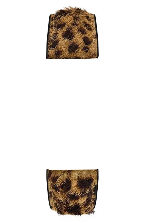 Michele 18mm Leopard Print Calf Hair Watch Band - Leopard Multi