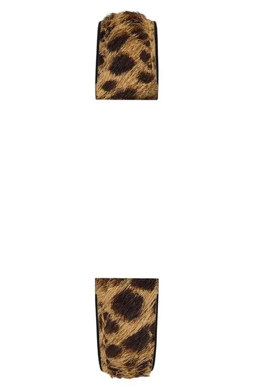 Michele 12mm Leopard Print Calf Hair Watch Band - Leopard Multi