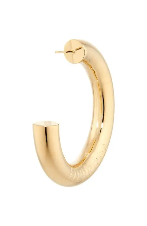 Carolina Herrera Engraved Hoop Earrings