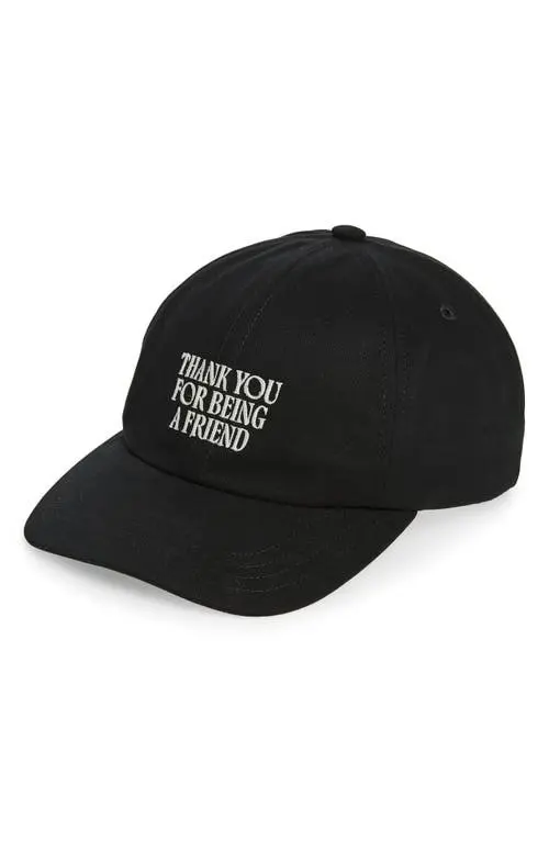 AMI Paris Embroidered Baseball Cap - Noir