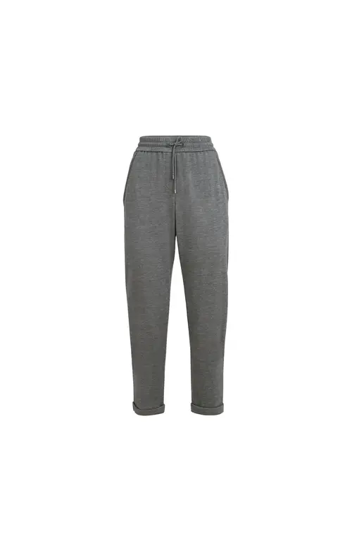 Brunello Cucinelli Interlock Trousers - Dark Grey