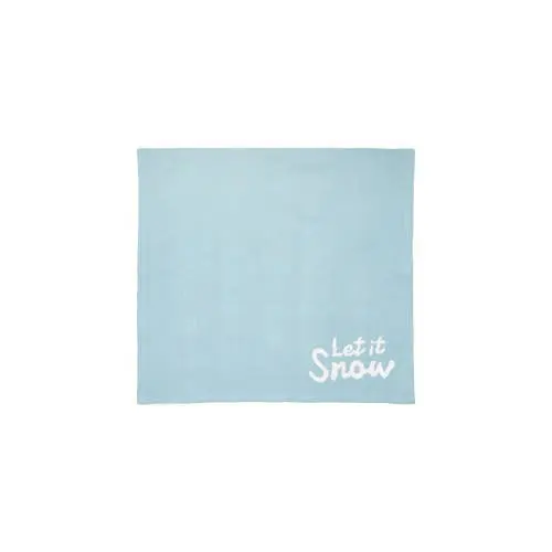 CAROL & FRANK A Christmas Holiday Tufted Solid Napkins Set Of 4 - Blue