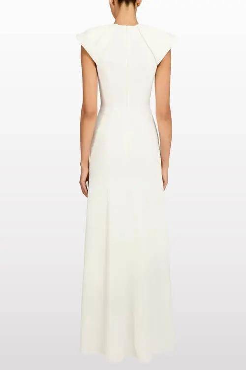 Jenny Packham Sonder Embellished Maxi Dress - Vanilla