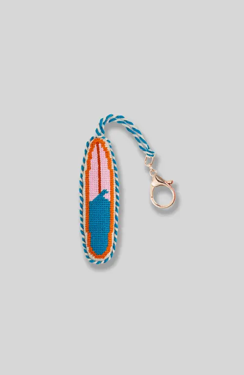 FURBISH Surfboard Bag Charm - Blue/ Pink/ Orange