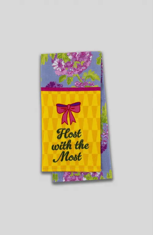 FURBISH Host With The Most Dish Towel - Yellow