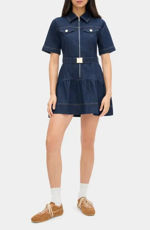 ALIGNE Amanda Belted Denim Dress