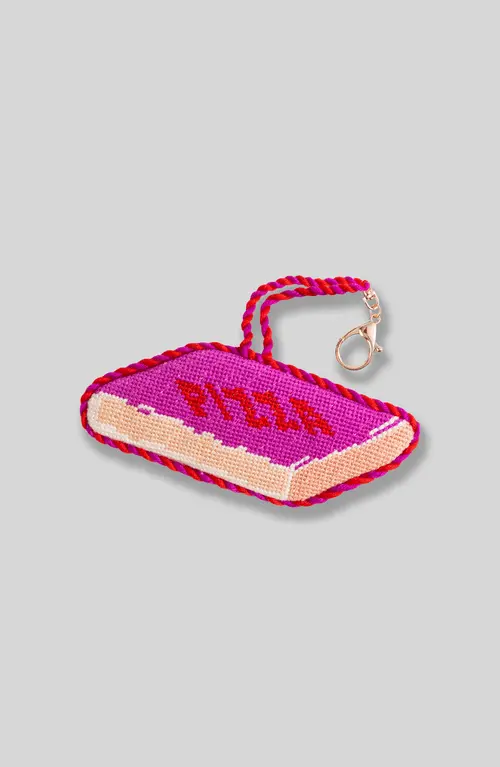 FURBISH Pizza Box Bag Charm - Pink