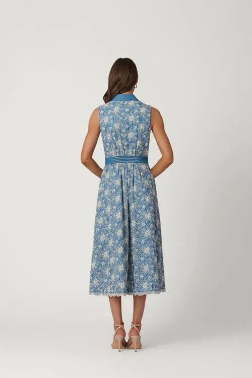 Shoshanna Embroidered Kendra Dress