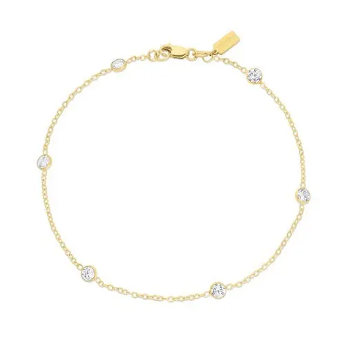 SET & STONES Faye Anklet - Gold