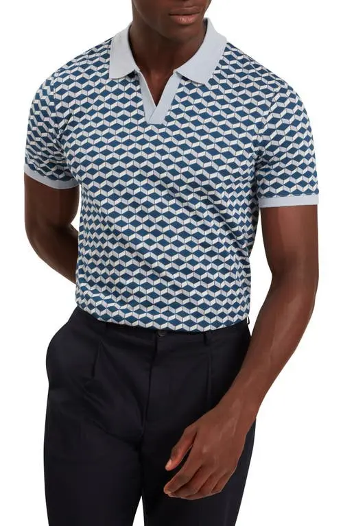 Ted Baker London Lirien Johnny Collar Polo - Dk-blue