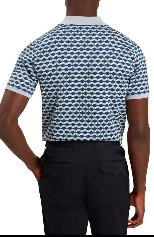 Ted Baker London Lirien Johnny Collar Polo - Dk-blue
