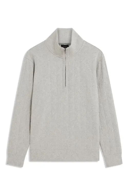 Ted Baker London Texture Quarter Zip Sweatshirt
